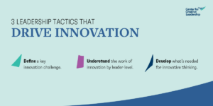 3 Practices To Help Drive Innovation in Your Organization | CCL